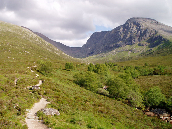 Mountain Ranges in Scottish Highlands, Scotland